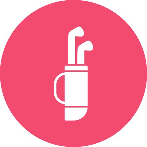 Golf Bag Vector Icon Design 25563309 Vector Art At Vecteezy