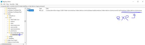 Node Js Windows Folder Shortcut Of An Electron App Get The Path Of