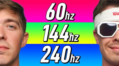 60hz Vs 144hz Vs 240hz Test Does Framerate Matter Youtube