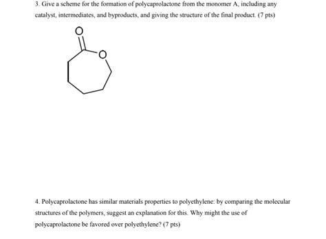 Solved 3 Give A Scheme For The Formation Of