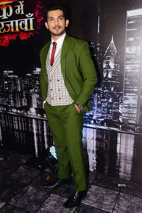 Alisha Panwar And Arjun Bijlani During The Launch Of Colors Tvs New