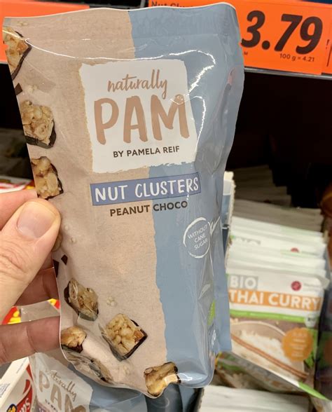 Lidl Naturally Pam By Pamela Reif Nut Clusters Peanut Choco