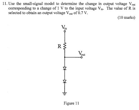 Use The Small Signal Model To Determine The Chegg Com