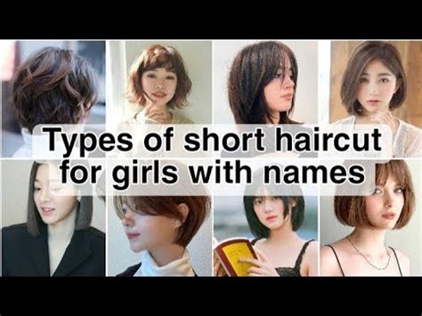 Types Of Short Haircut For Girls With Names Part 1 Short Haircut
