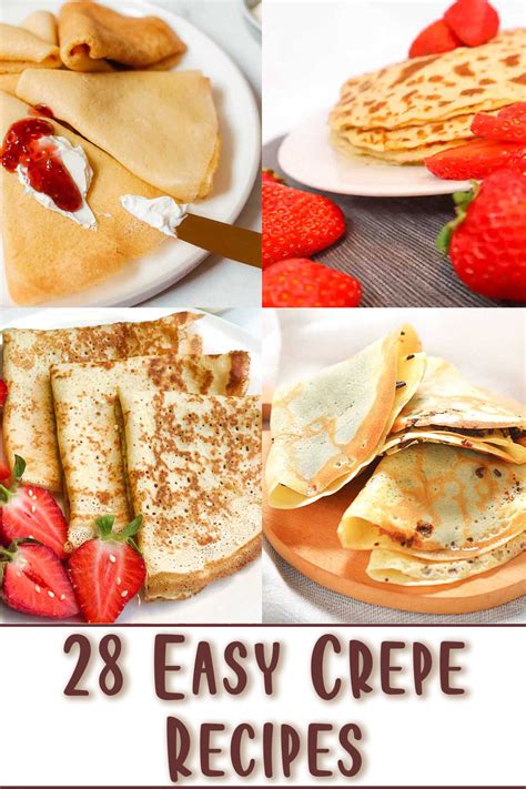 28 Eenvoudige Crêperecepten Beheers De Kunst Heerlijke Crêpes