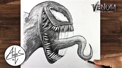 How To Draw Venom Drawing Tutorial Youtube