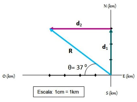 Suma de vectores método gráfico ejemplos ejercicios resueltos