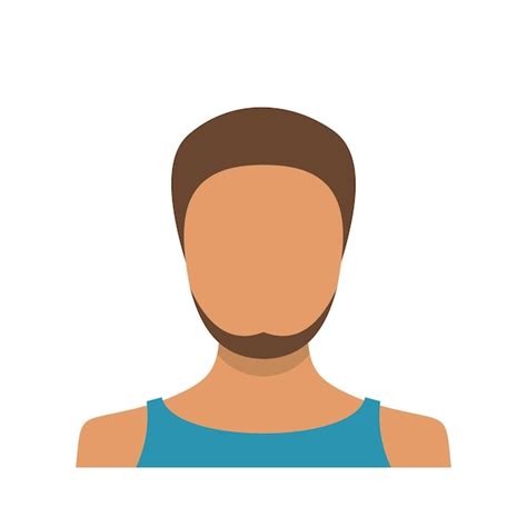 Icono De Usuario Hombre Ilustración Plana Del Icono De Vector De