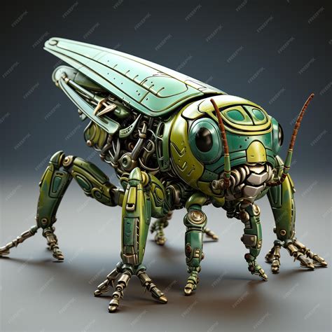 Premium Photo 3d Robot Grasshopper