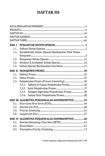 Buku Sistem Operasi Algoritma Penjadwalan Cpu