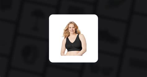 Just My Size Pure Comfort Pullover Wirefree Bra Tonal Diamond Pattern