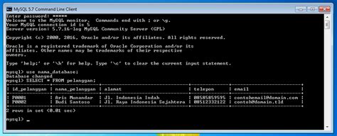 Query Sql Menampilkan Data Dari Tabel