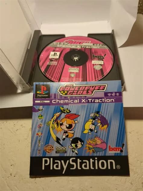 Powerpuff Girls Chemical X Traction Playstation 1 One Boxed