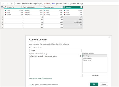 Solved Divide Formula In Power Query Microsoft Fabric Community