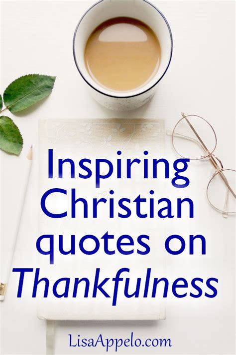 30 Christian Quotes On Thankfulness Lisa Appelo