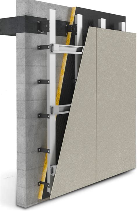 Concealed System To Install Honeycomb And Stone Veneer