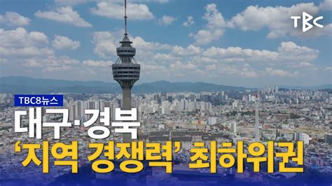 지역경쟁력도 ‘최하위권 230512ㅣtbc뉴스 Youtube