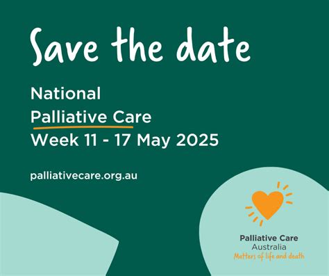 Save The Date National Palliative Care Week 2025 Palliative Care Australia