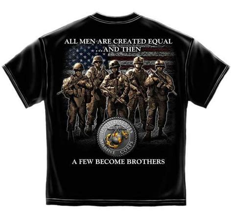 Usmc United States Marine Corps Brotherhood Patriotic Flag Usa T Shirt