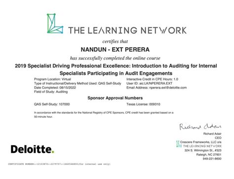 nandun perera on linkedin audit learningcontinues deloitte