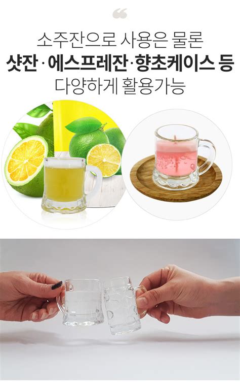 소주잔·막걸리잔 손잡이 소주잔 높은형 미니 맥주잔 오늘의집 쇼핑