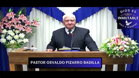 Predicación Pastor Osvaldo Pizarro El Sustento para el Cuerpo Mortal y el Alma Inmortal con