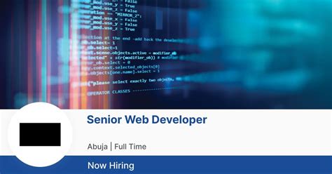 Senior Web Developer At Chisla Associates Jobberman