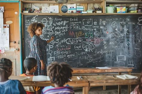 Premium Photo Dynamic Classroom Scene Teacher Engages Babes With Interactive Lesson