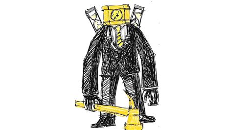 Hammer Clockman แฮมเมอร์นาฬิกาแมน ⏰ วาดง่ายๆ Clockman Youtube