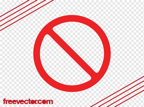 Шаблон запрещающего знака Png Pngwing