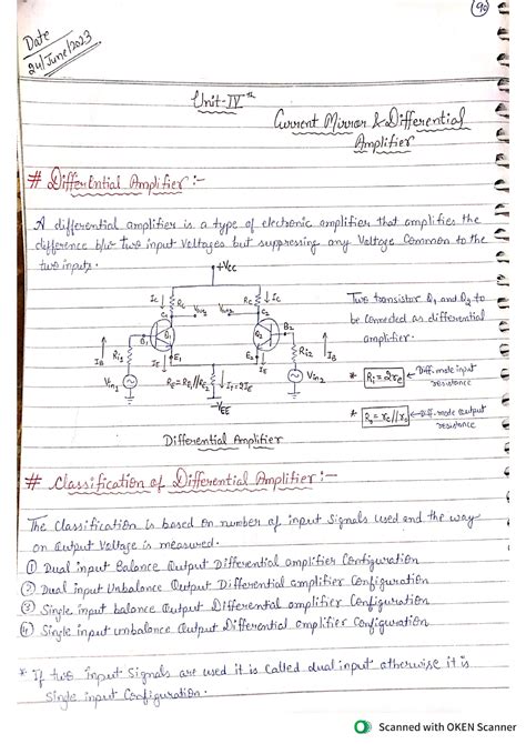 Analog Circuits Unit And Unit Electronics Engineering AKTU Studocu