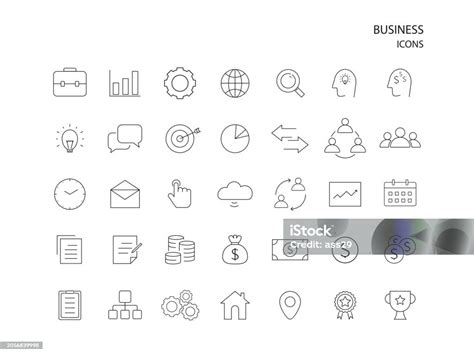 세트의business 라인 아이콘 통하고 있는 백색 배경 벡터 일러스트 0명에 대한 스톡 벡터 아트 및 기타 이미지 0명 개체 그룹 검색 Istock