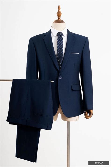 Bộ vest nam cao cấp màu xanh than Santino Santino