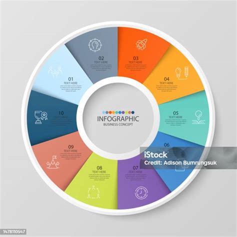 10 Step 1 Stock Illustration Download Image Now Abstract Brochure