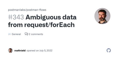 Ambiguous Data From Requestforeach · Postmanlabs Postman Flows