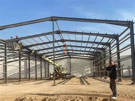 Construction Of Steel Structure Factory Building In Iraq Building