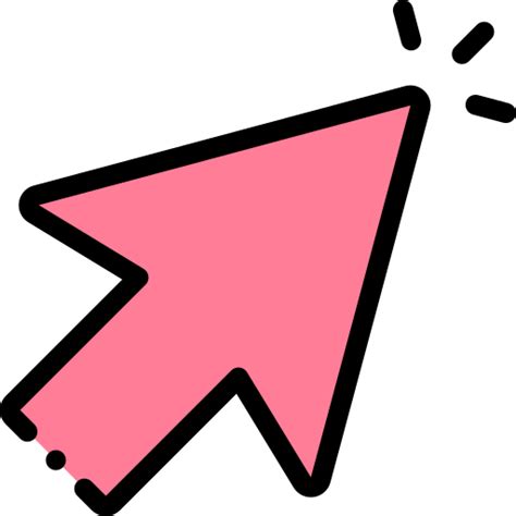 Cursor Detailed Rounded Lineal Color Icon