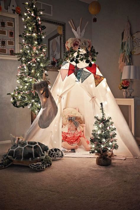 Christmas Light Teepee Teepee Tent Christmas Tree Fun Christmas
