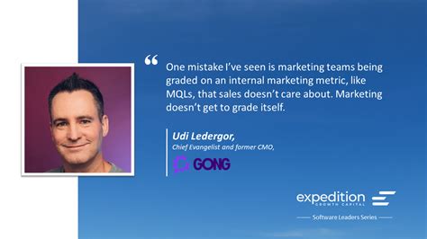 Software Leaders Gong S Udi Ledergor On Scaling Demand Gen For