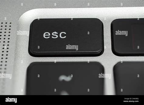 Esc Escape Button On A Modern Keyboard Stock Photo Alamy