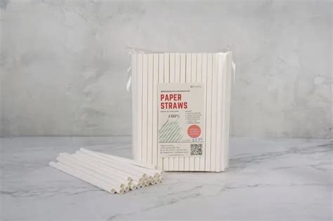 หลอดกระดาษ น้ำปั่น สำหรับคาเฟ่ 8mm ราคาส่ง Tspaperstraws ผู้ผลิต