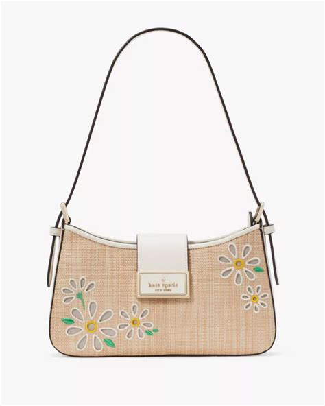 Reegan Daisy Straw Small Shoulder Bag Kate Spade Outlet Kate Spade