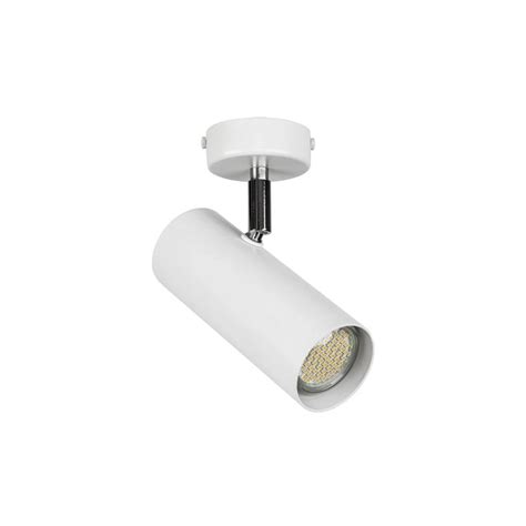 Edit Lighting Directional Standard Single Light Spotlight Fitting In White Finish 41800 Indoor