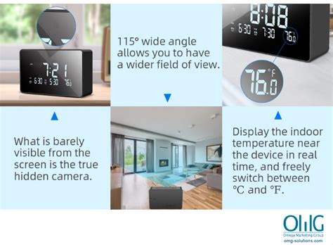 Spy442 Wifi Hidden Spy Camera Clock Omg Solutions