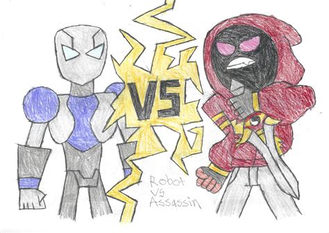 Robot Vs Assassin By Lawfulstudios9646 On Deviantart