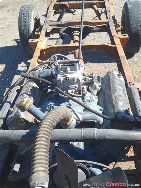 Motor Transmision Tren Motriz Ford 292 V8 Funcionando Autos En Partes