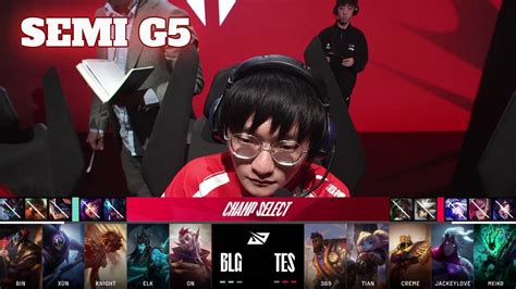 BLG Vs TES Game Semi Final S LPL Spring Playoffs Bilibili Gaming Vs Top Esports