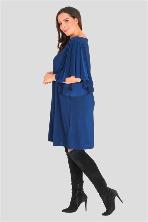 Wholesale Frill Sleeve Dress Plus Size Fashion Book