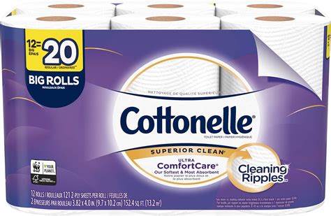 Cottonelle Ultra Comfortcare Soft Toilet Paper 12 Big