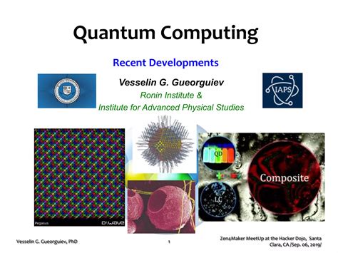 Quantum Computing Recent Developments 2019 PPT